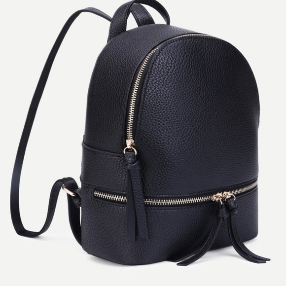 Bags | Mini Faux Leather Backpack | Poshmark